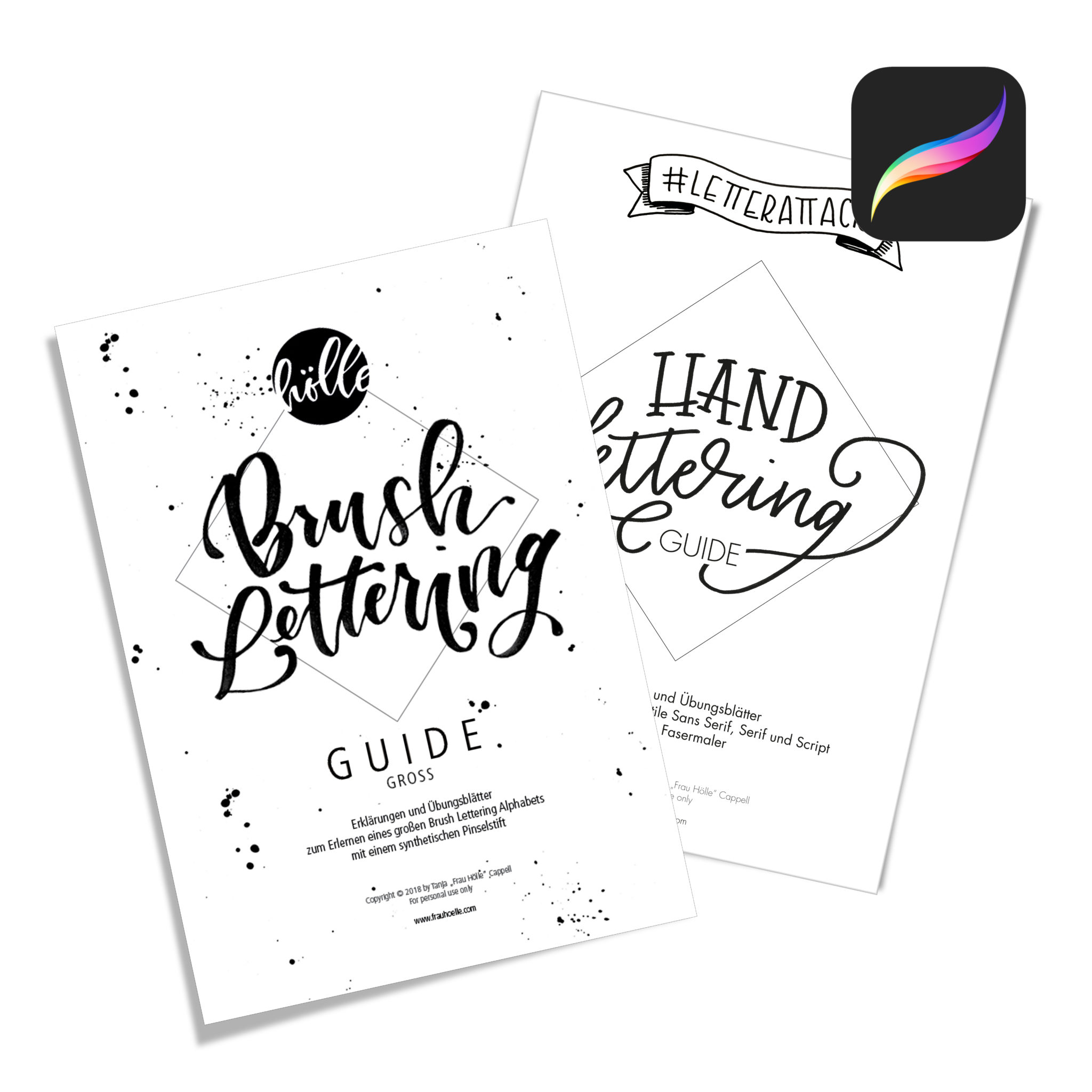 Hand & Brush Lettering Guide (Bundle) - Frau Hölle Studio