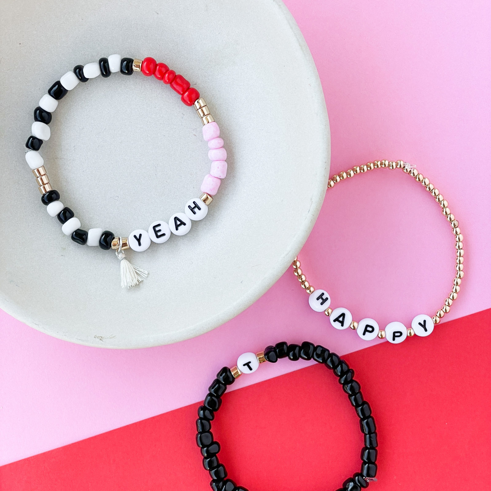 DIY Perlen-Armbänder - Frau Hölle Studio