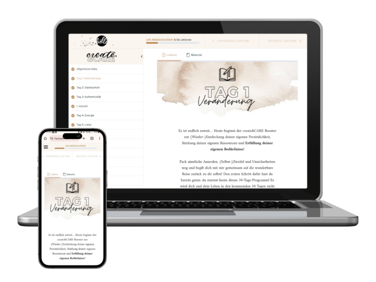 create&CARE Booster - Frau Hölle Studio