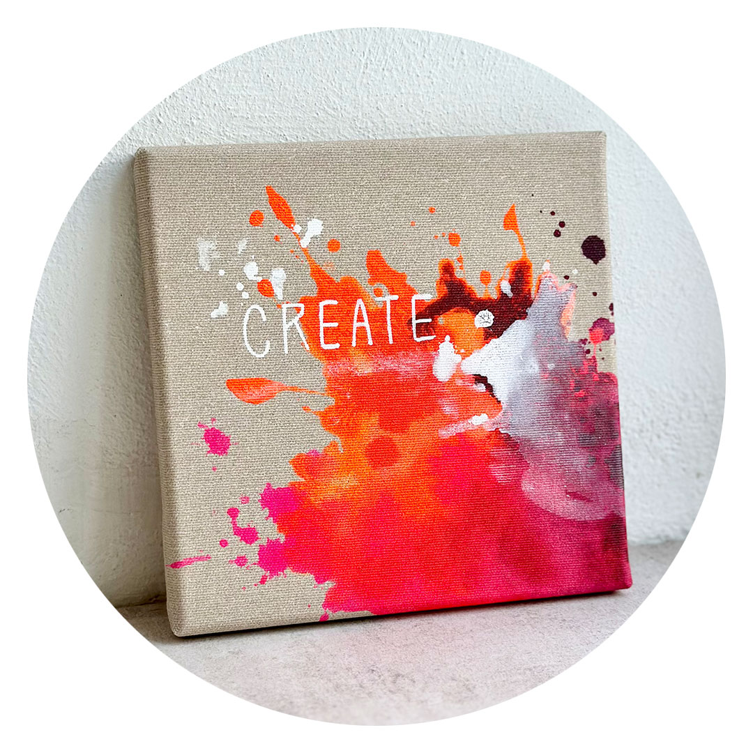 Liquid Acrylic Onlinekurs - Frau Hölle Studio