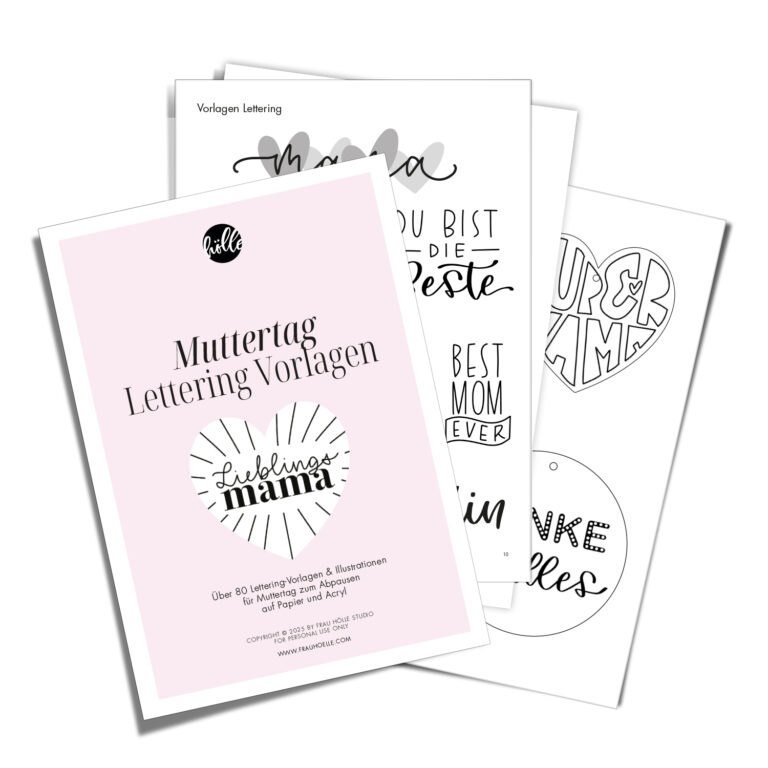 DIY Muttertagskarten - Frau Hölle Studio