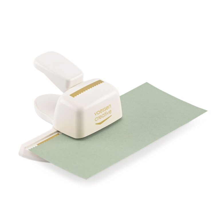 Bordürenstanzer Briefmarke - Frau Hölle Studio